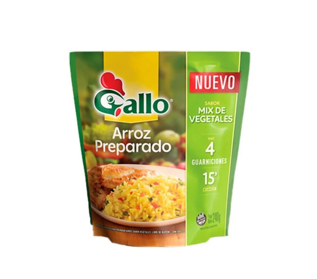 GALLO ARROZ PREPARADO MIX DE VEGETALES 240 GR - Supermercado El Desafío