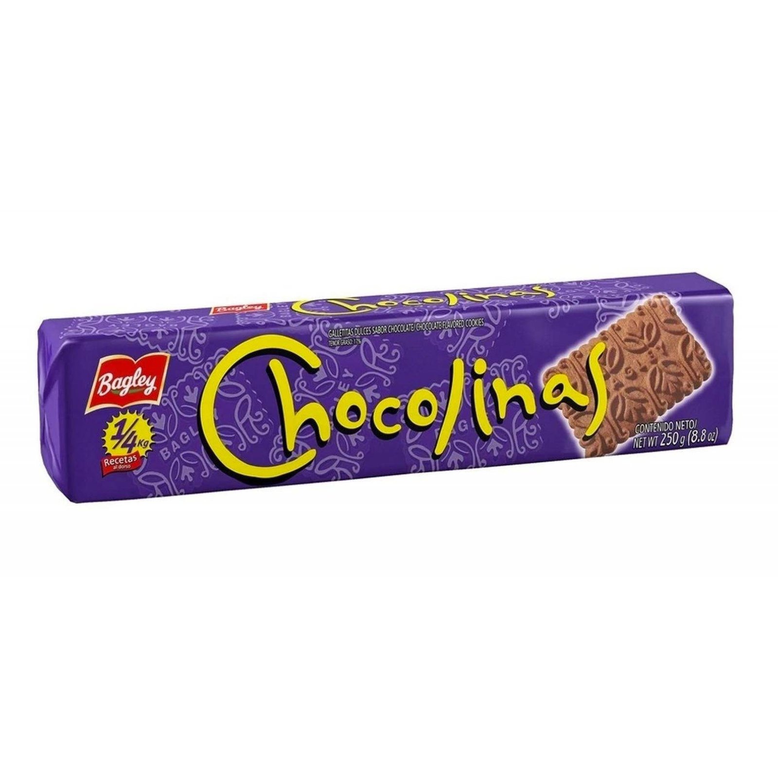 CHOCOLINAS GALLETAS DE CHOCOLATE 250 GR - Supermercado El Desafío